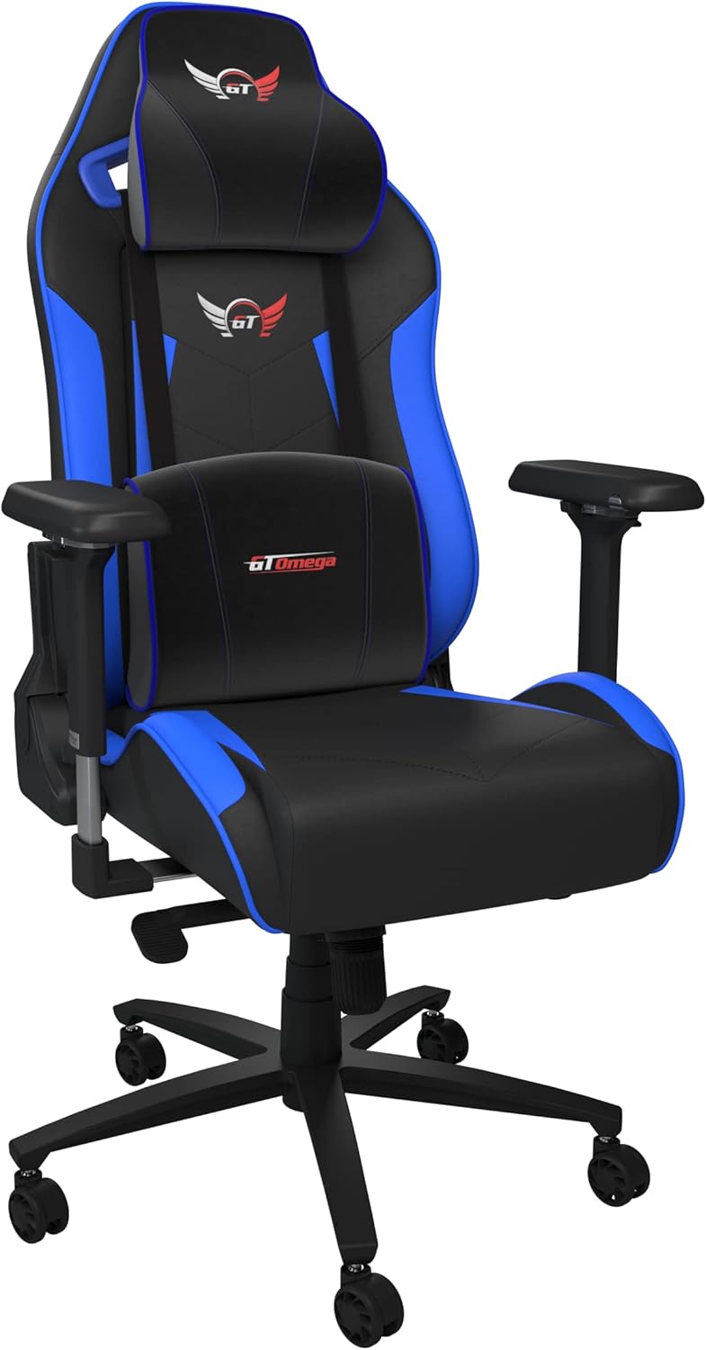 GT OMEGA ELITE Racing Gaming Chair with Lumbar Support - Ergonomic ...