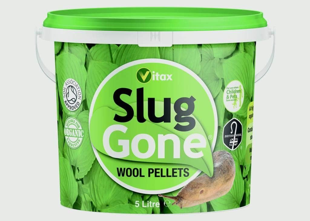 Vitax Slug Gone Wool Pellets, Natural, Organic Barrier To Protect ...