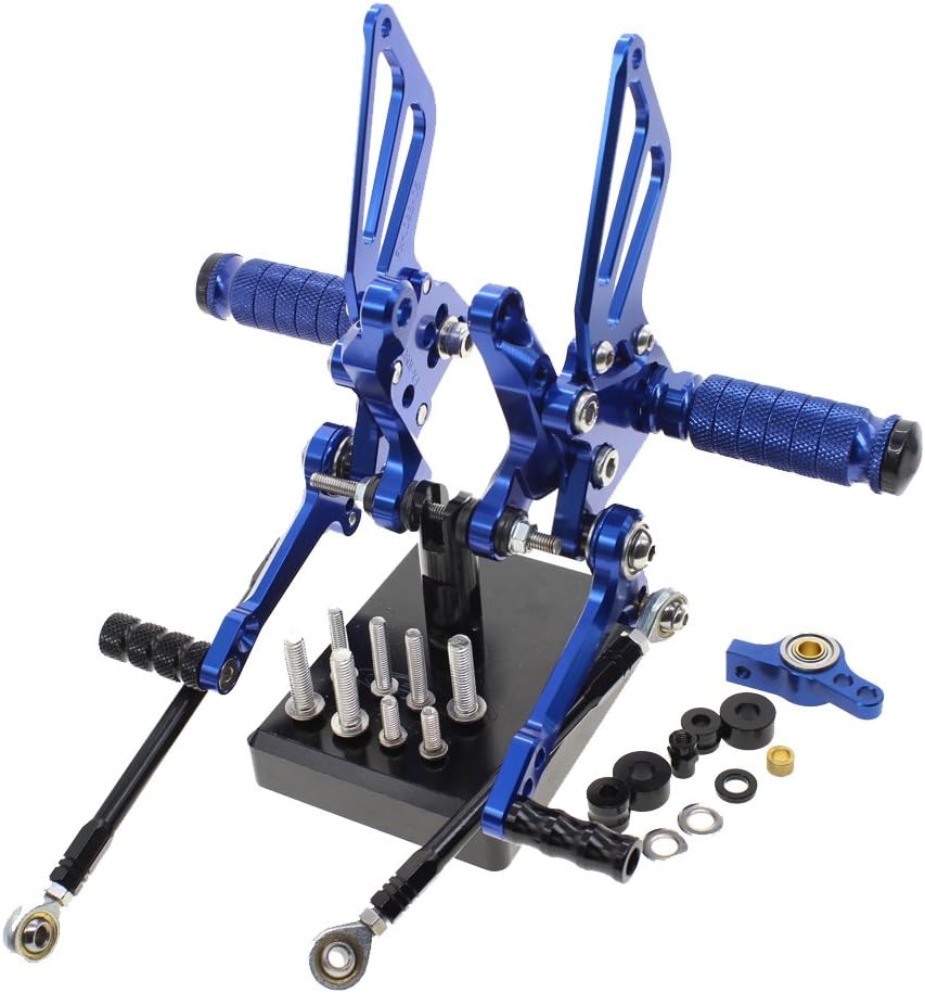 Amazon.com: FXCNC CNC Billet Motorcycle Rearset Foot Pegs Rear Set ...