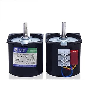 Amazon.com: Low speed micro AC permanent magnet motor reduction motor ...