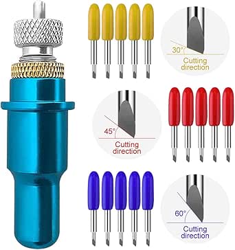 Amazon.co.jp: KJOET 15pcs Replacement Blades Silhouette Cameo 3 30/45 ...