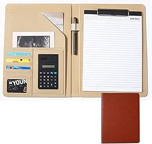 BLUNOA Padfolio A4 Business Portfolio Leather Conference Folder Resume ...