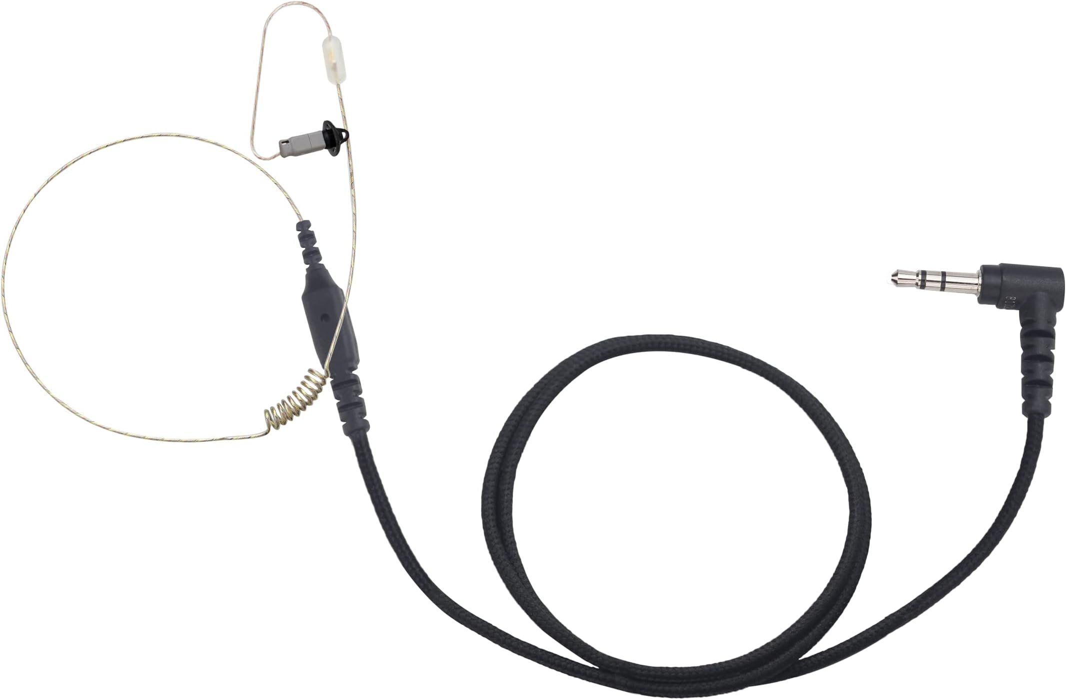 Amazon.com: N-ear 360 Flexo - Covert Police Listen Only Earpiece, 3.5mm Connector, 22 Inch Cable ...