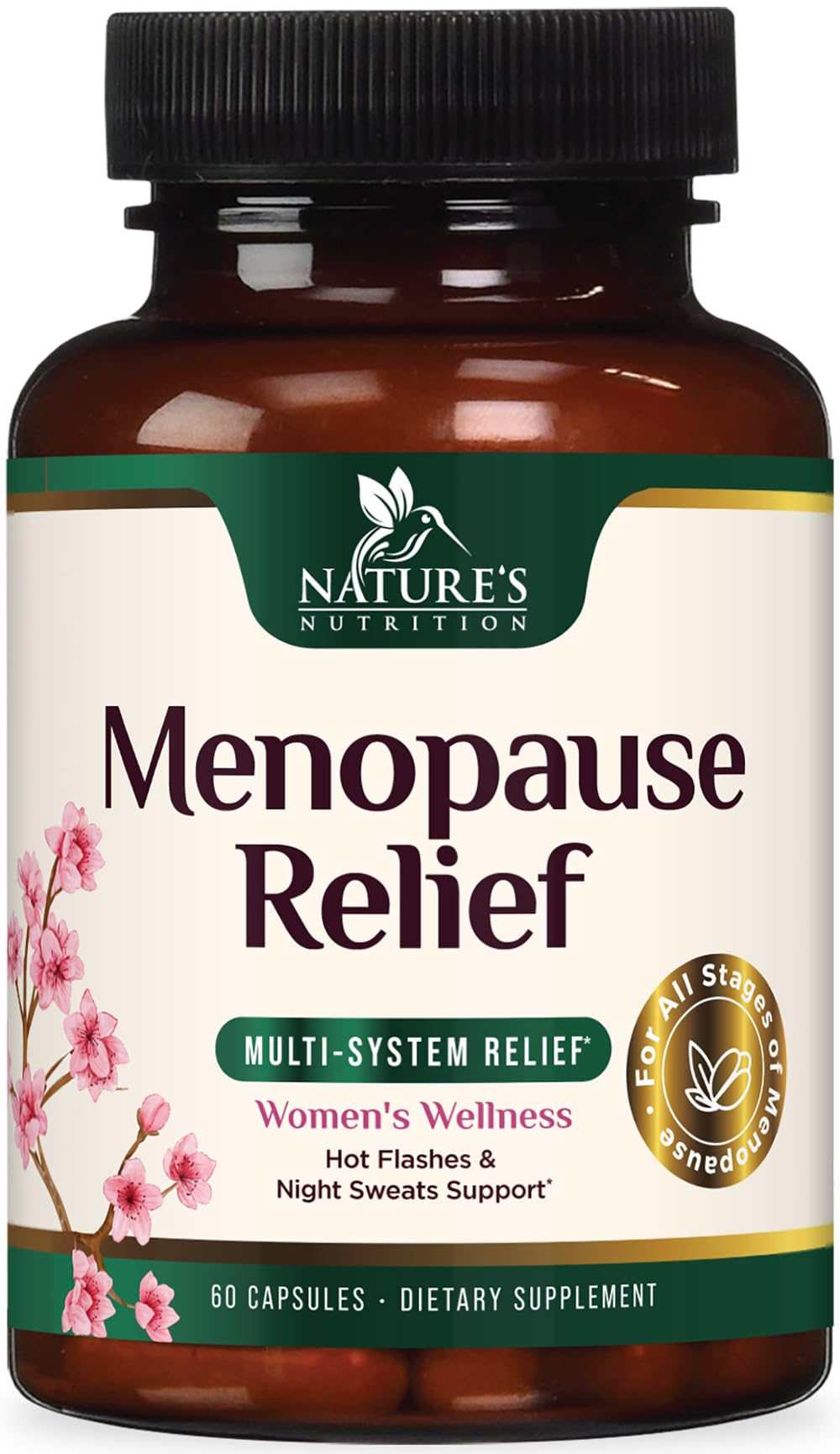Amazon.com: Menopause Relief Support Probiotics for Women with Black ...