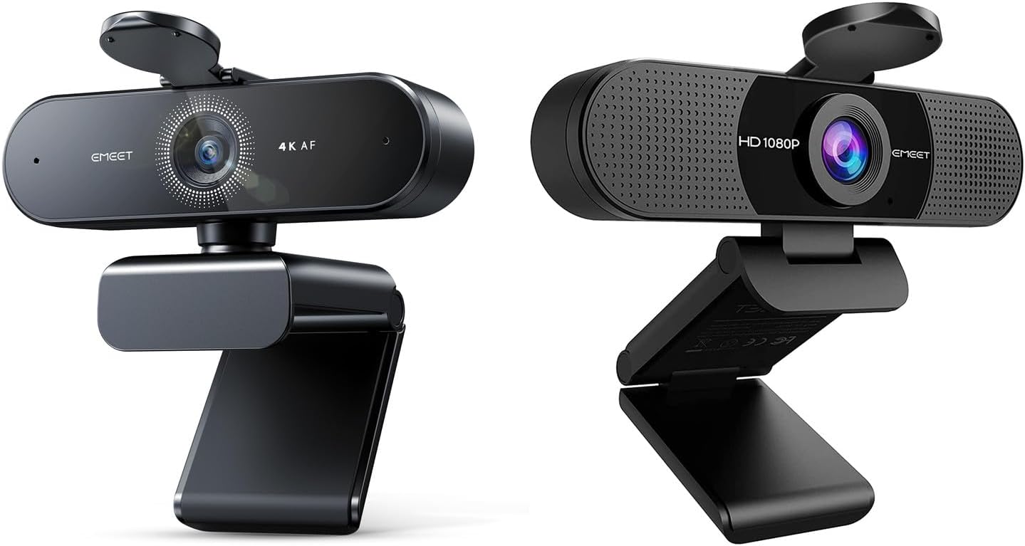 Amazon.com: EMEET NOVA 4K PDAF Autofocus and C960 1080P Webcams ...