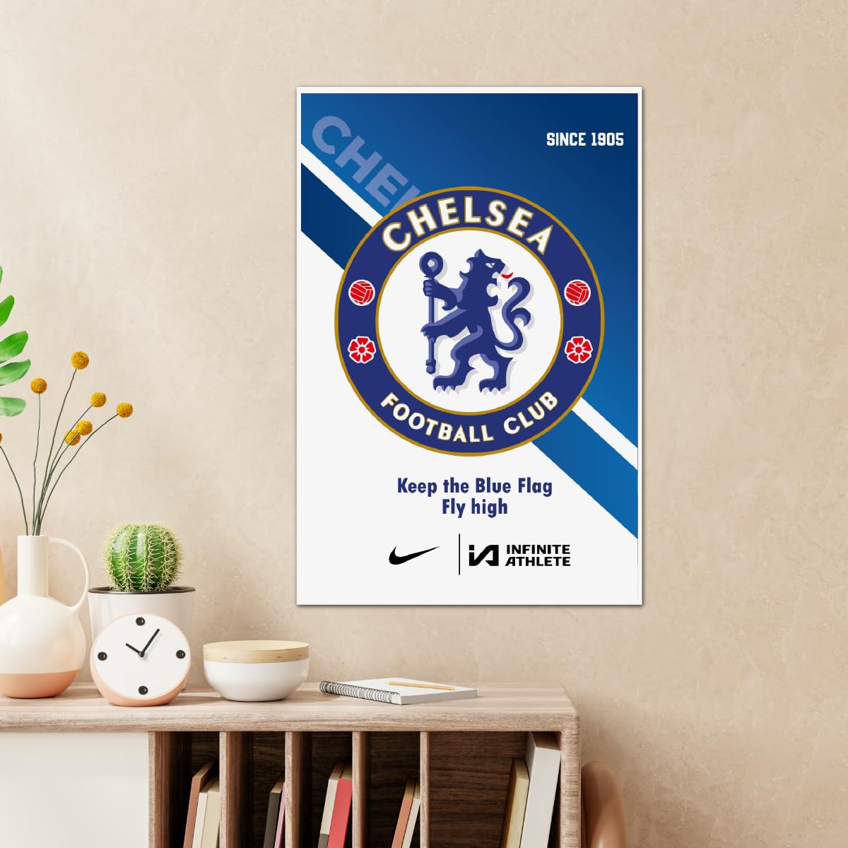 TenorArts Chelsea FC Poster with Thick 300 GSM Matt Finish Paper ...
