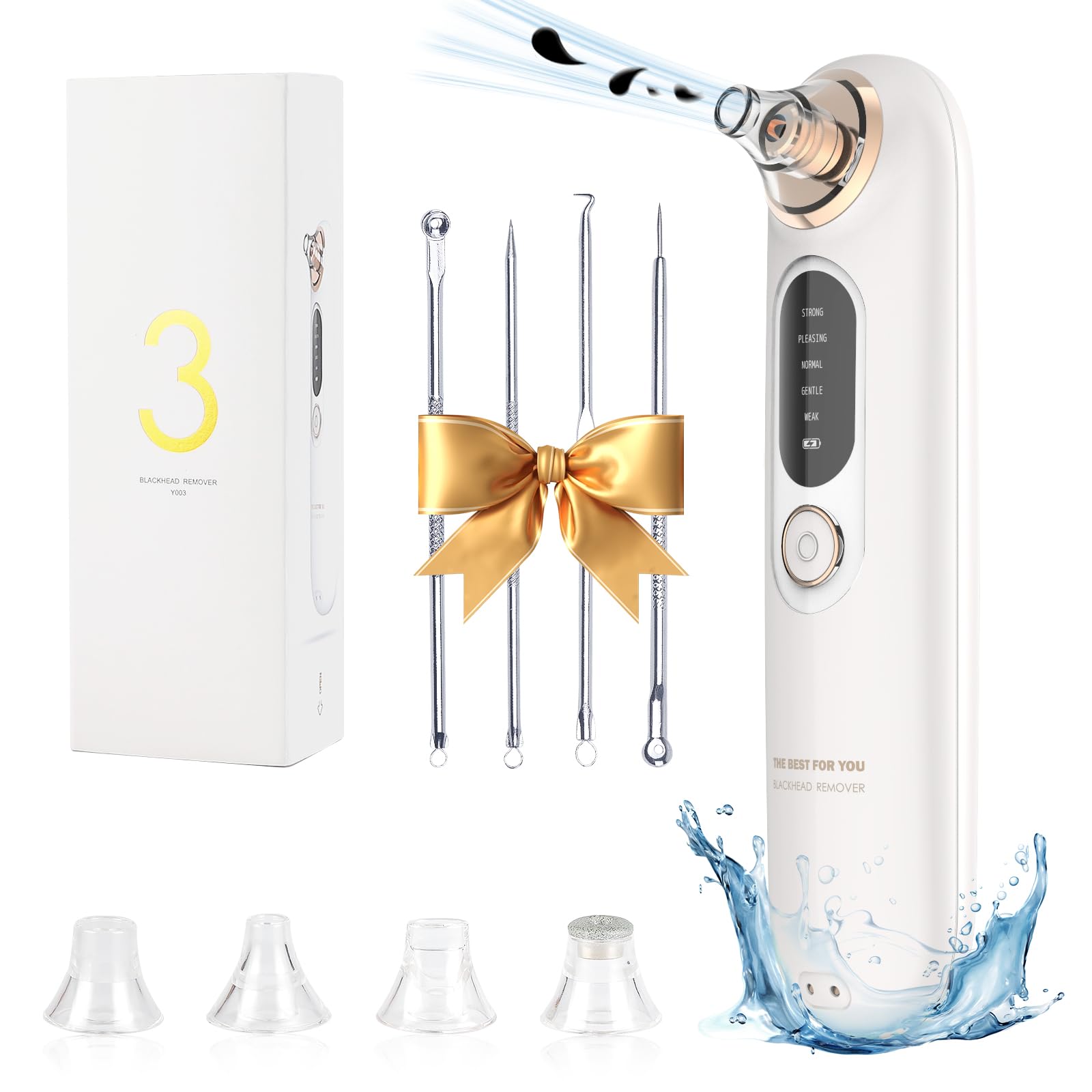 Amazon.com: Blackhead Remover Vacuum for Face, Blackhead Extractor Tool ...