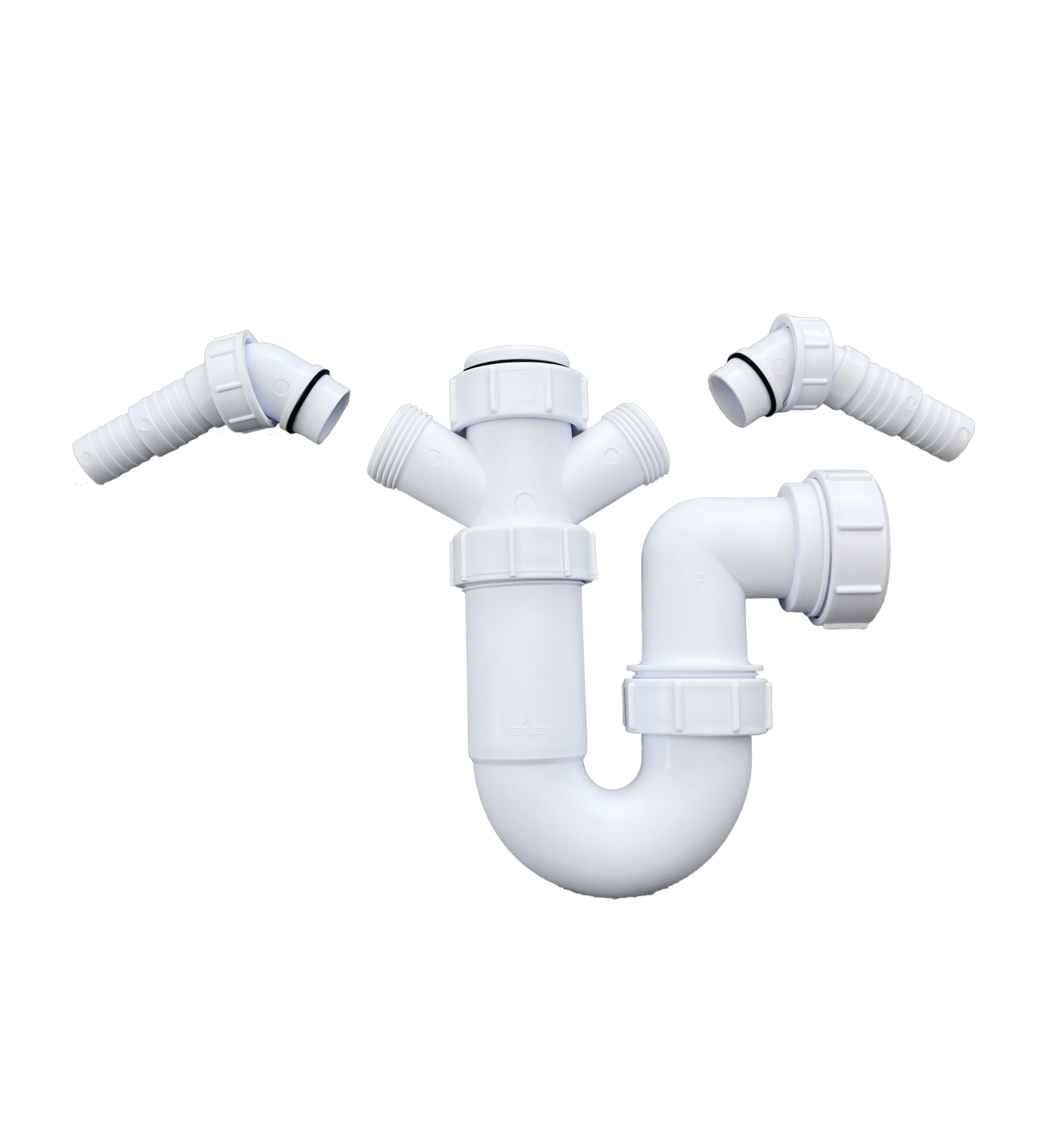 Universal Telescopic Adjustable Twin Nozzle Swivel P Trap – 40mm (1.1/2 ...