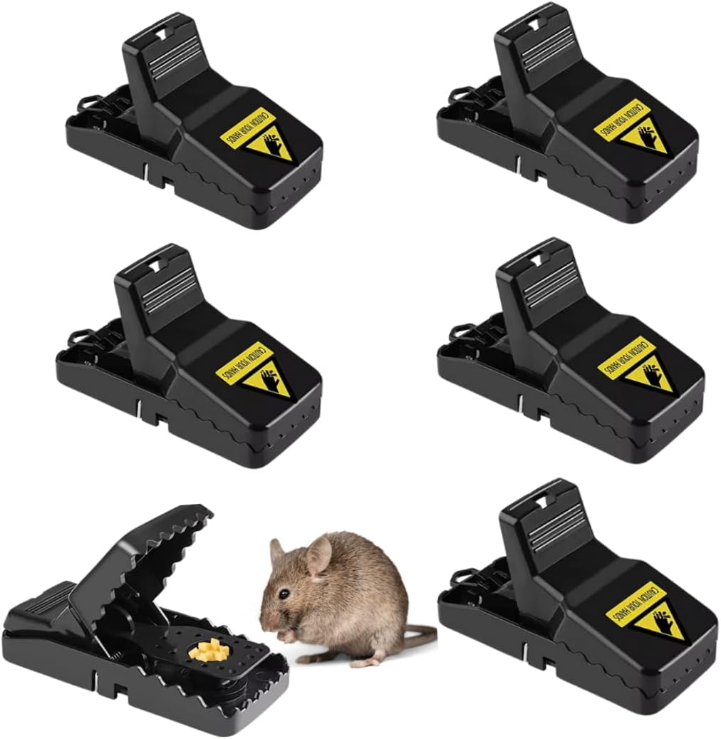 Mouse Traps Mice Traps, 6 Pack Mouse Traps For Indoors That Kill ...