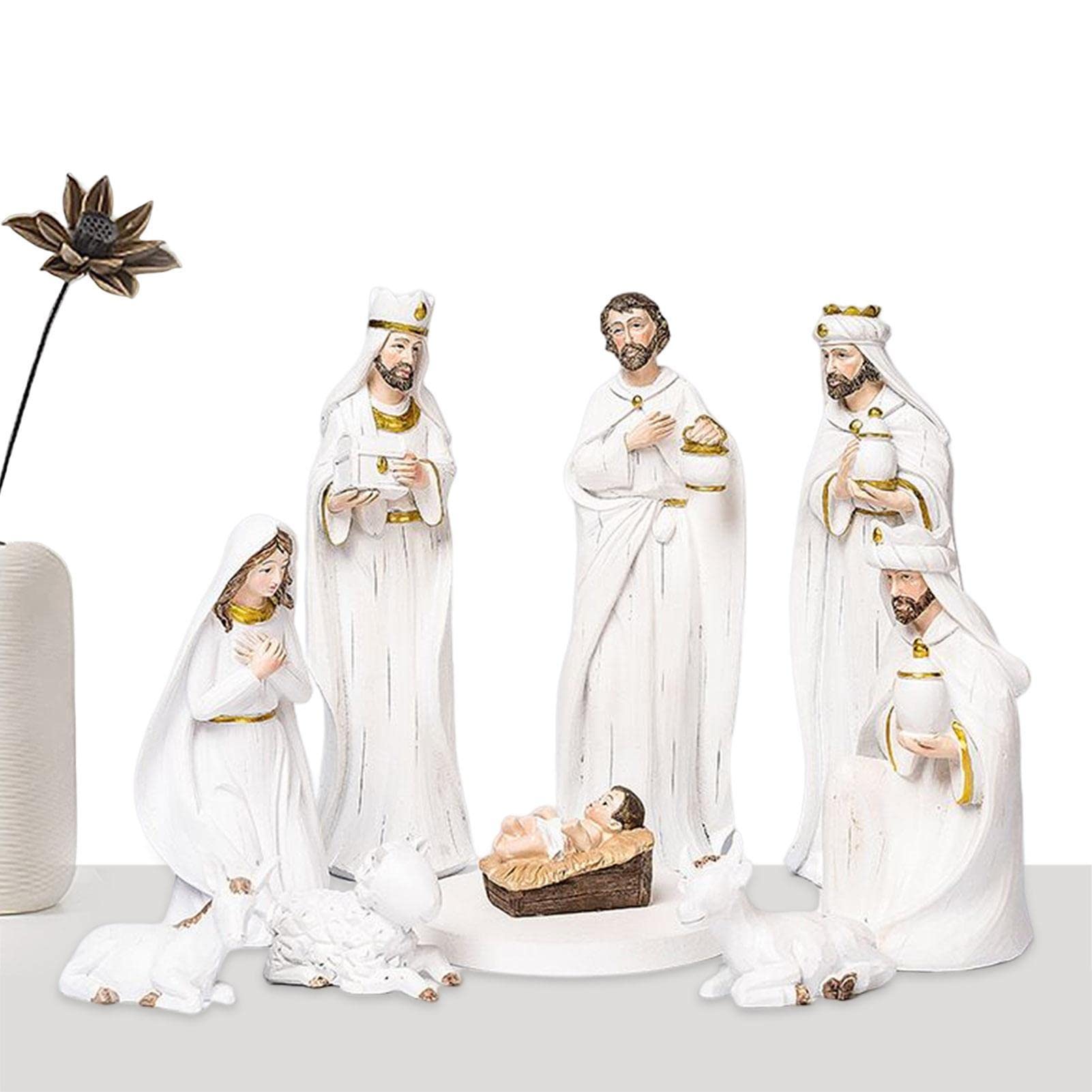 Yina Nativity Sets For Christmas Indoor Delicate Nativity Scene ...
