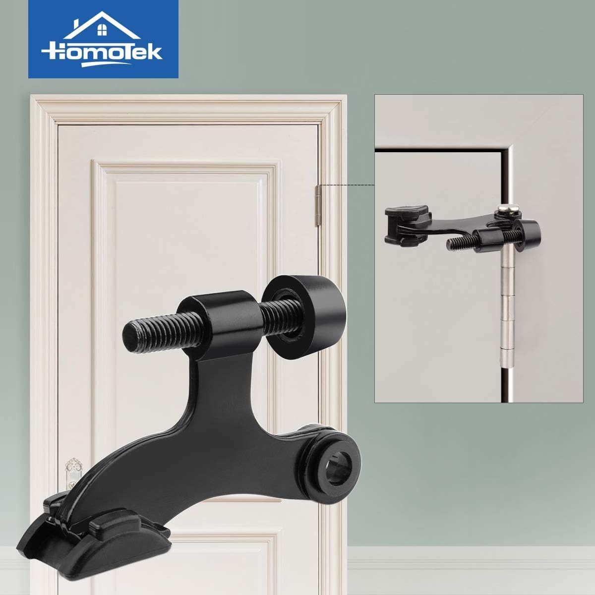 Snapklik.com : HOMOTEK 36 Pack Hinge Pin Black Door Stopper,Adjustable ...