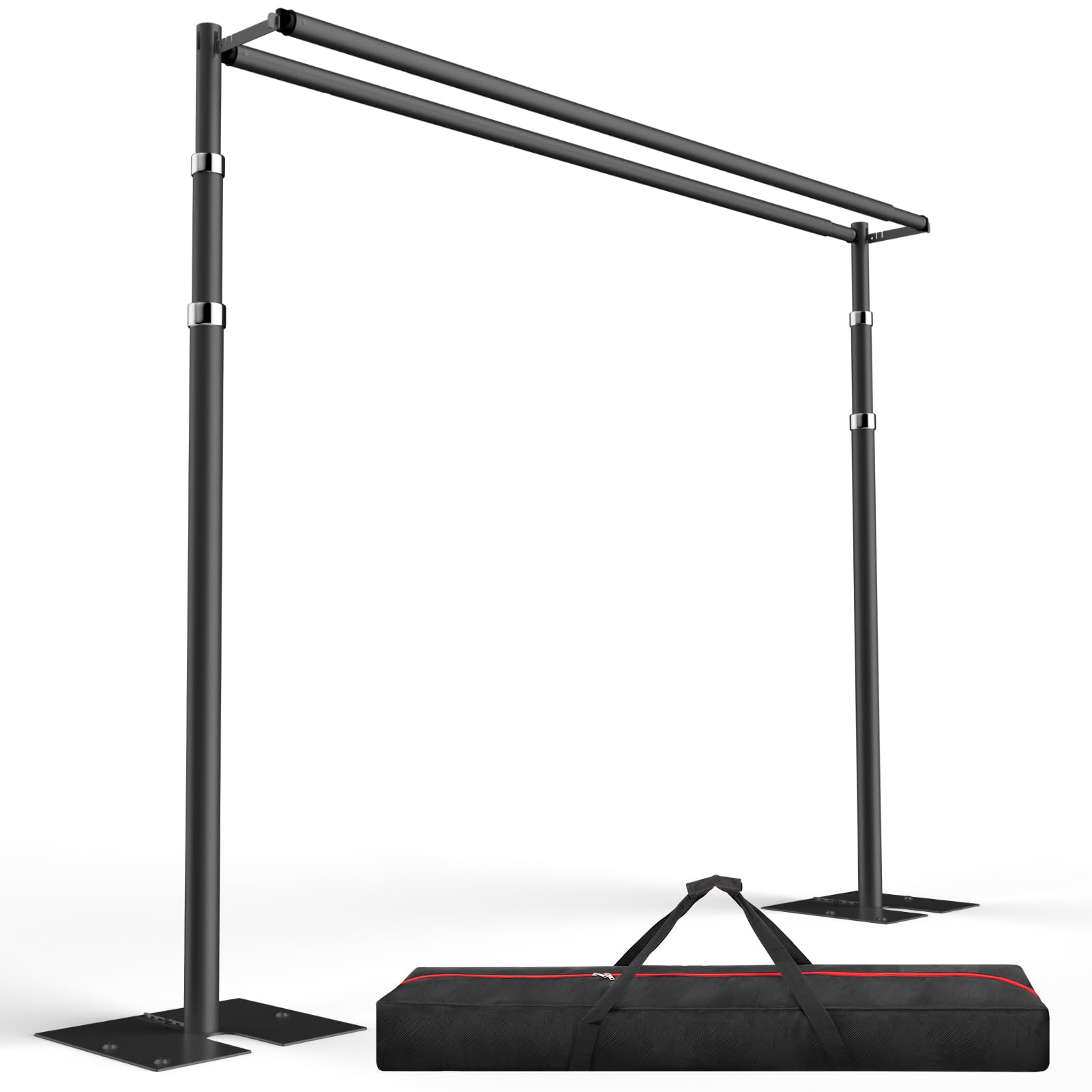Amazon.com : EMART Backdrop Stand Heavy Duty 10x10Ft, Double Crossbar ...