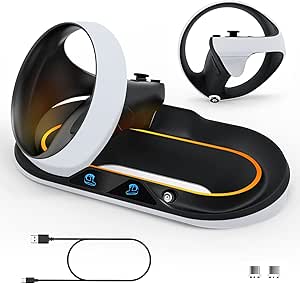 Amazon.com: PSVR 2 Charging Station for Playstation VR2 Sense Controller, Premium PSVR2 Charging ...