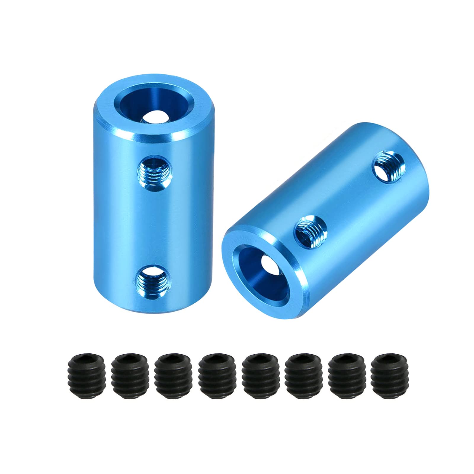 Snapklik.com : Aopin 6mm To 10mm Rigid Couplings Set Screw Shaft ...