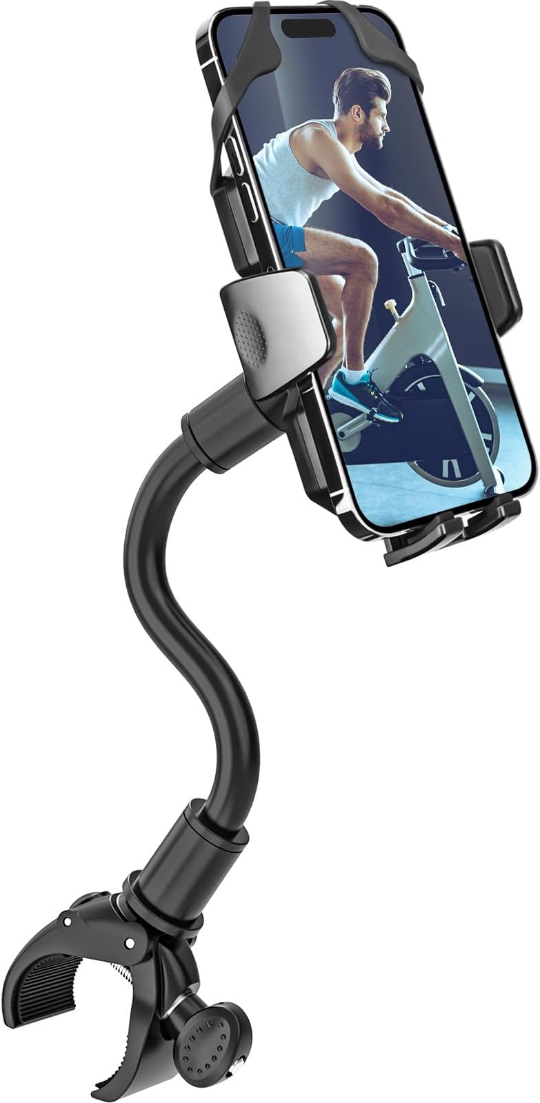 Amazon.com: woleyi Gooseneck Phone Holder for Bike - Motorcycle Phone ...