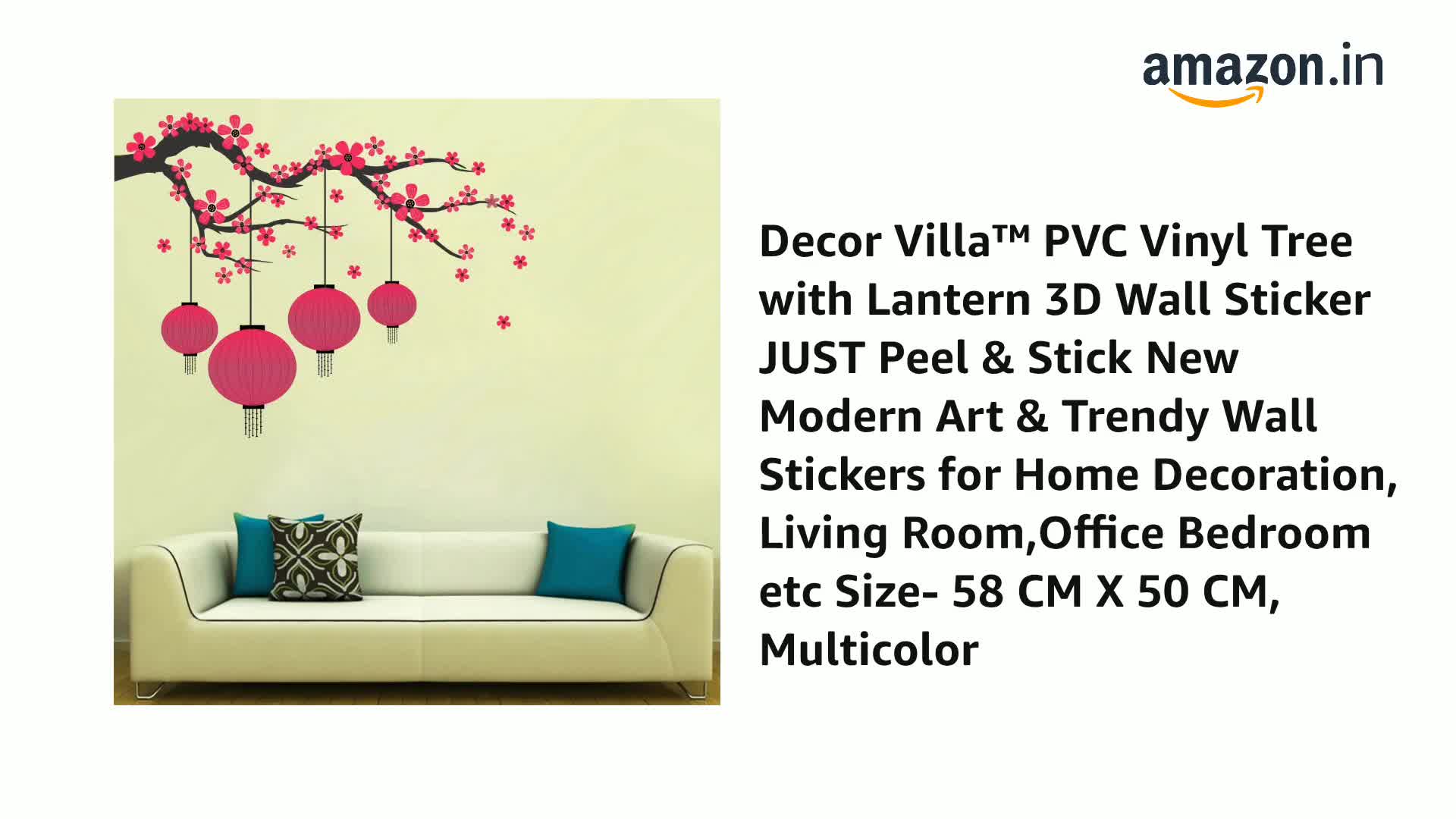 Vinyl Wall Tree Decals High Resolution Pics Decor Villa™ PVC Vinyl
