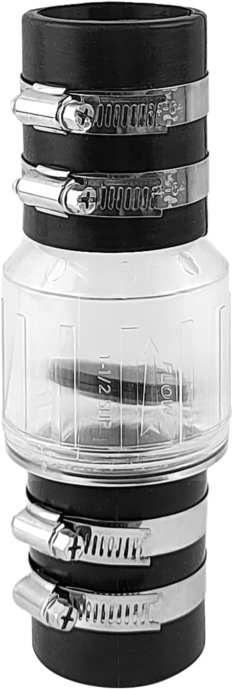 Amazon.com: Choonjin Sump Pump Check Valve 1-1/2 inch, Spring Loaded ...