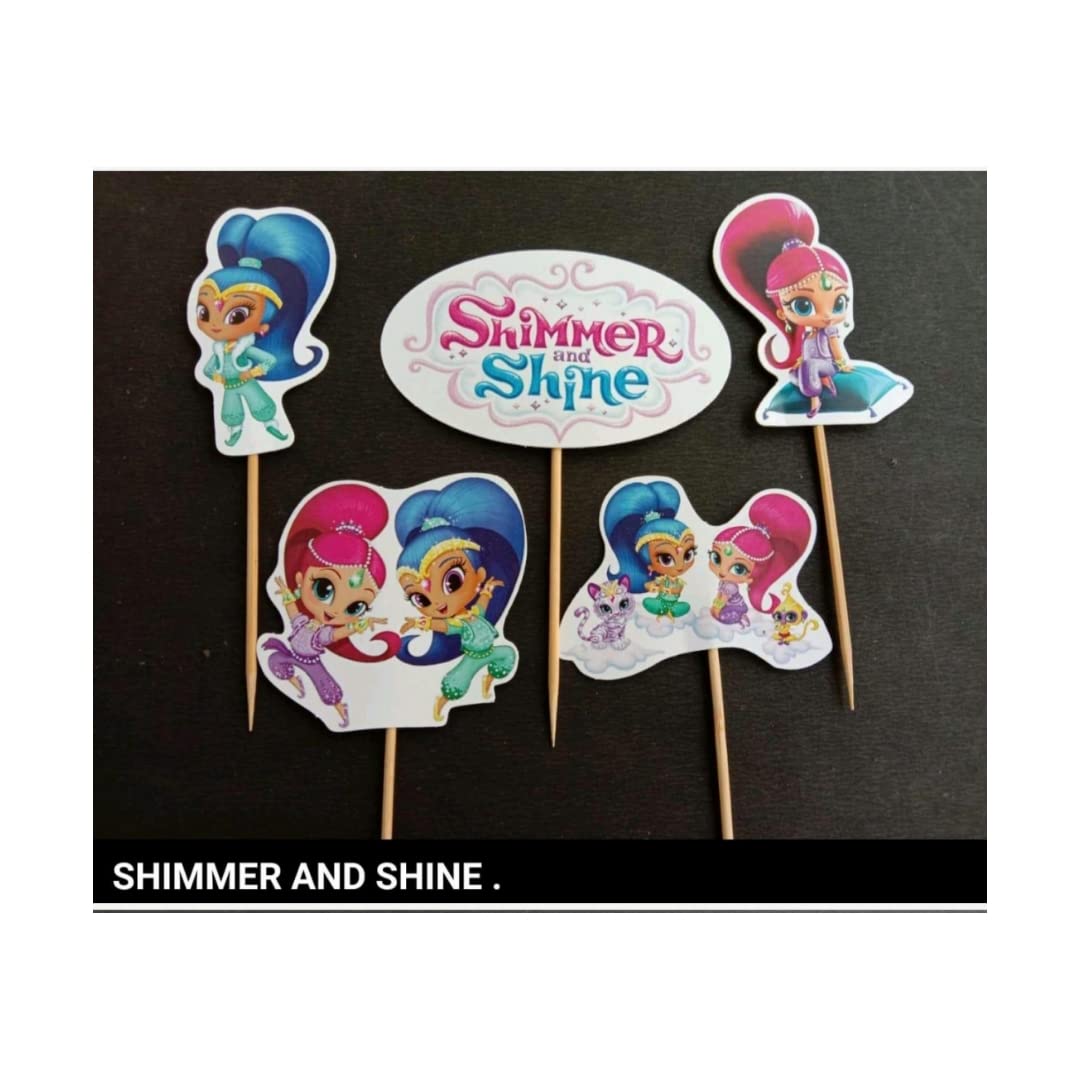 Buy Priya Industries Shimmer & Shine Theme Cake Topper for Birthday ...