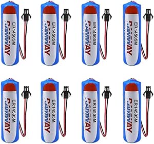 Amazon.com: KAKAA (Pack of 8) ER14505M 3.6V Lithium Battery 2200mAh Li-SOIC2 Batteries for Smoke ...