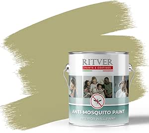 RITVER Anti-Mosquito/Insects Repellent Wall Paint - Luxurious Eggshell ...