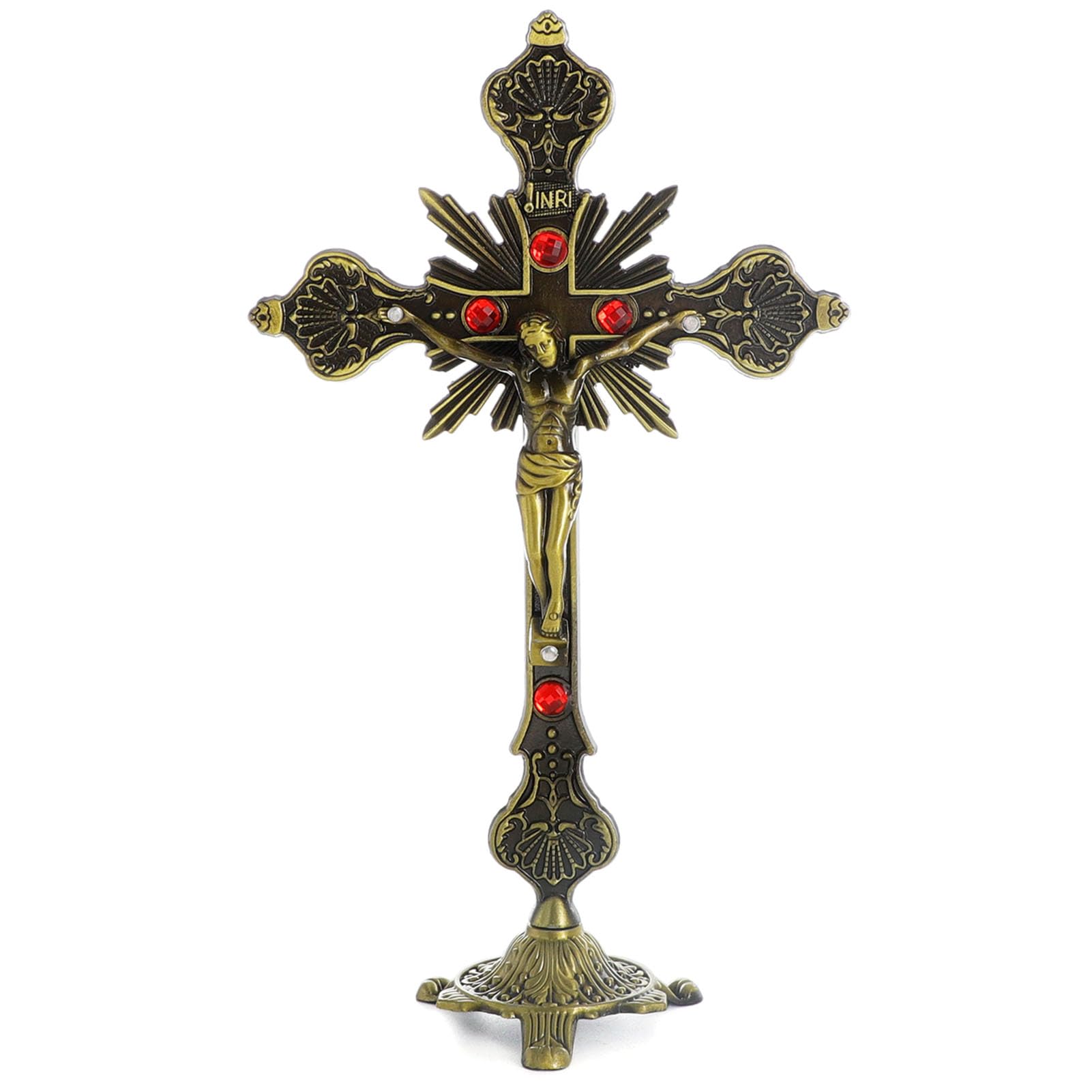 Snapklik.com : 9 Inch Metal Crucifix Catholic Decor Jesus Decor ...