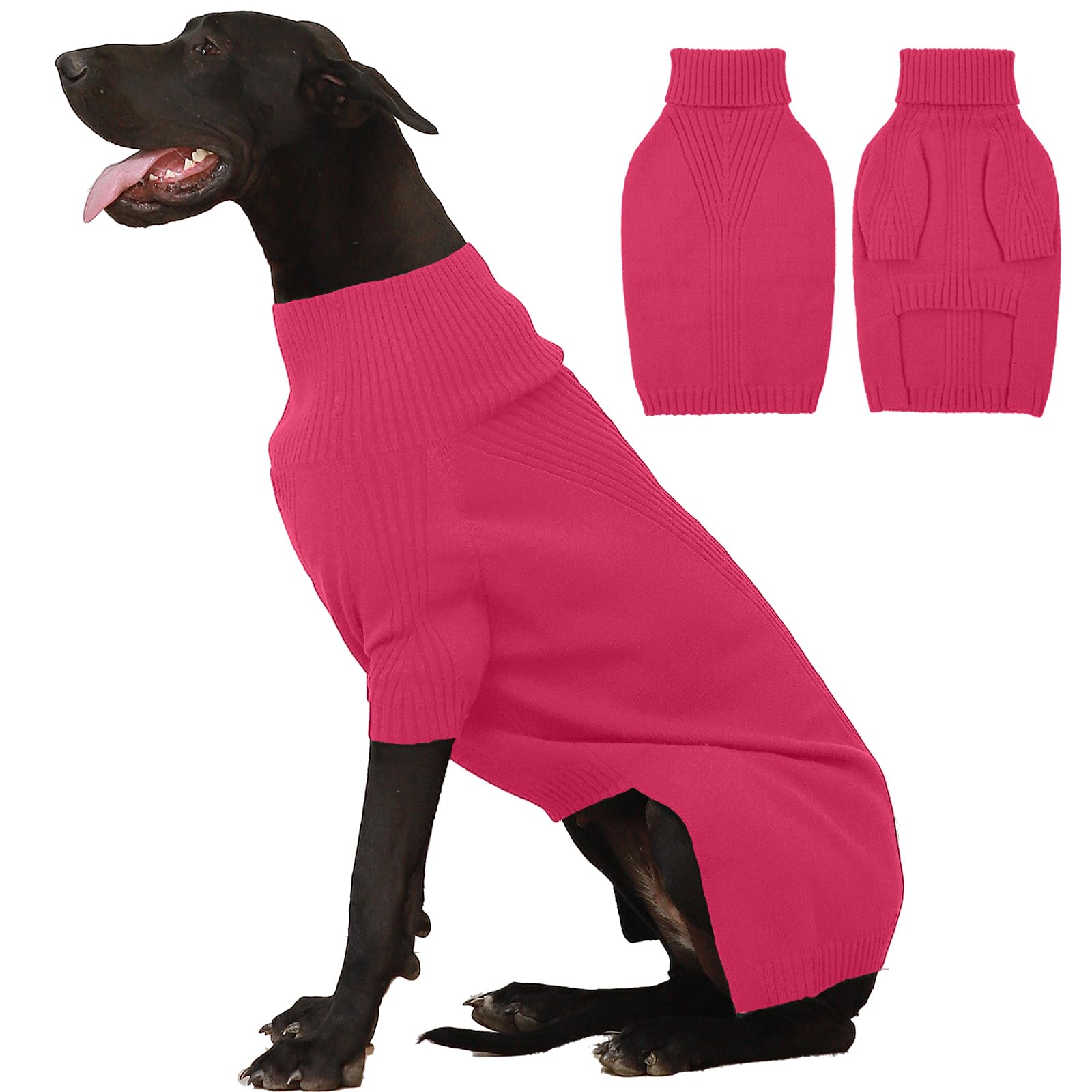Amazon.com : IECOii Extra-Large Dog Sweater 4XL,Christmas Dog Sweaters ...