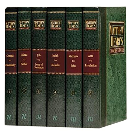 Matthew Henry's Commentary on the Whole Bible: Complete and Unabridged ...