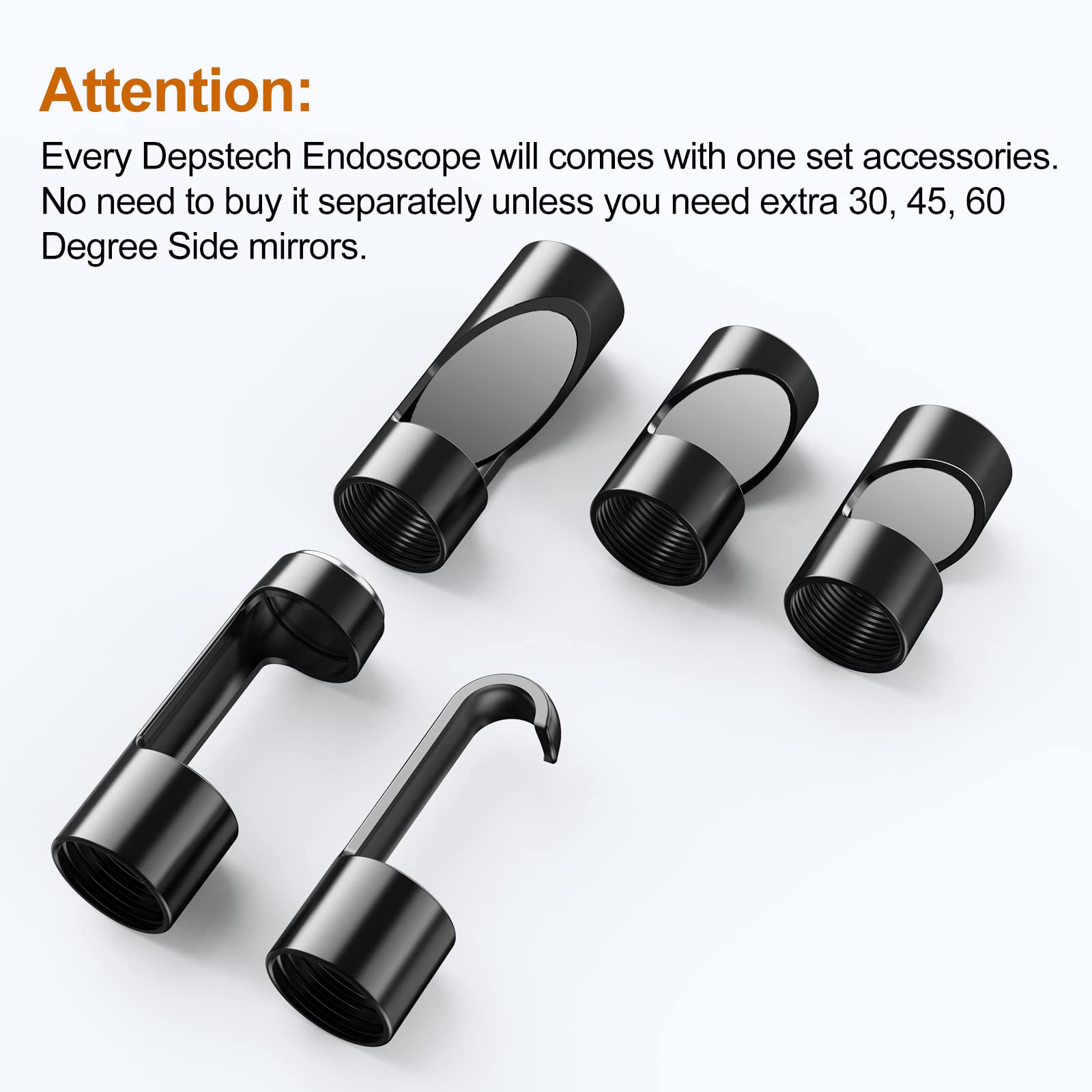 Snapklik.com : DEPSTECH Wireless Endoscope Hook Magnet Side View Mirror Set