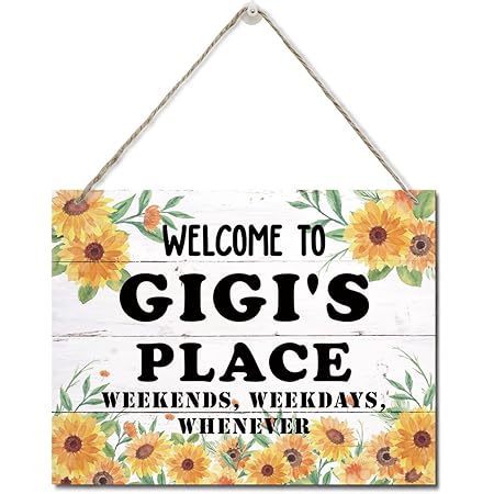 Amazon.com: Egbert's Treasures 5x8 Vintage Style Sign with Sunflower ...