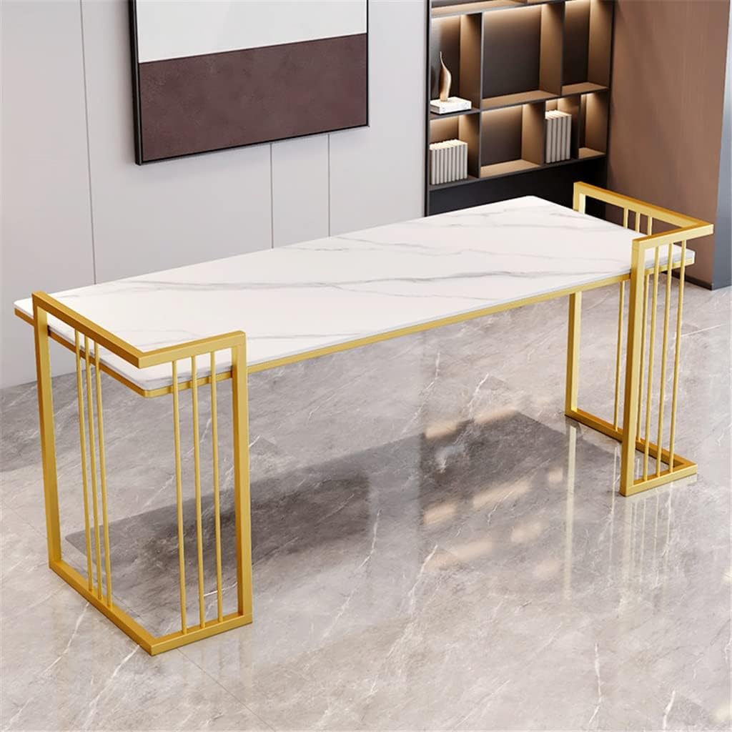 Amazon.com: SXDS Computer Desk Home Study Office Desk Rock Slab Study ...