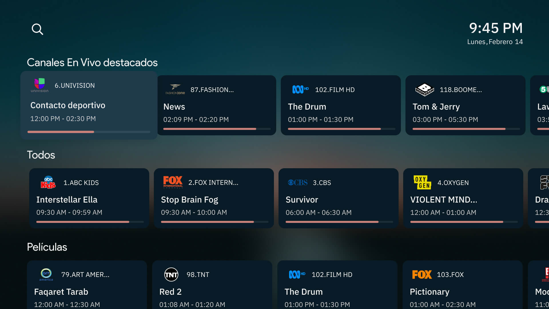 G-TV- Aplicación en Amazon Appstore
