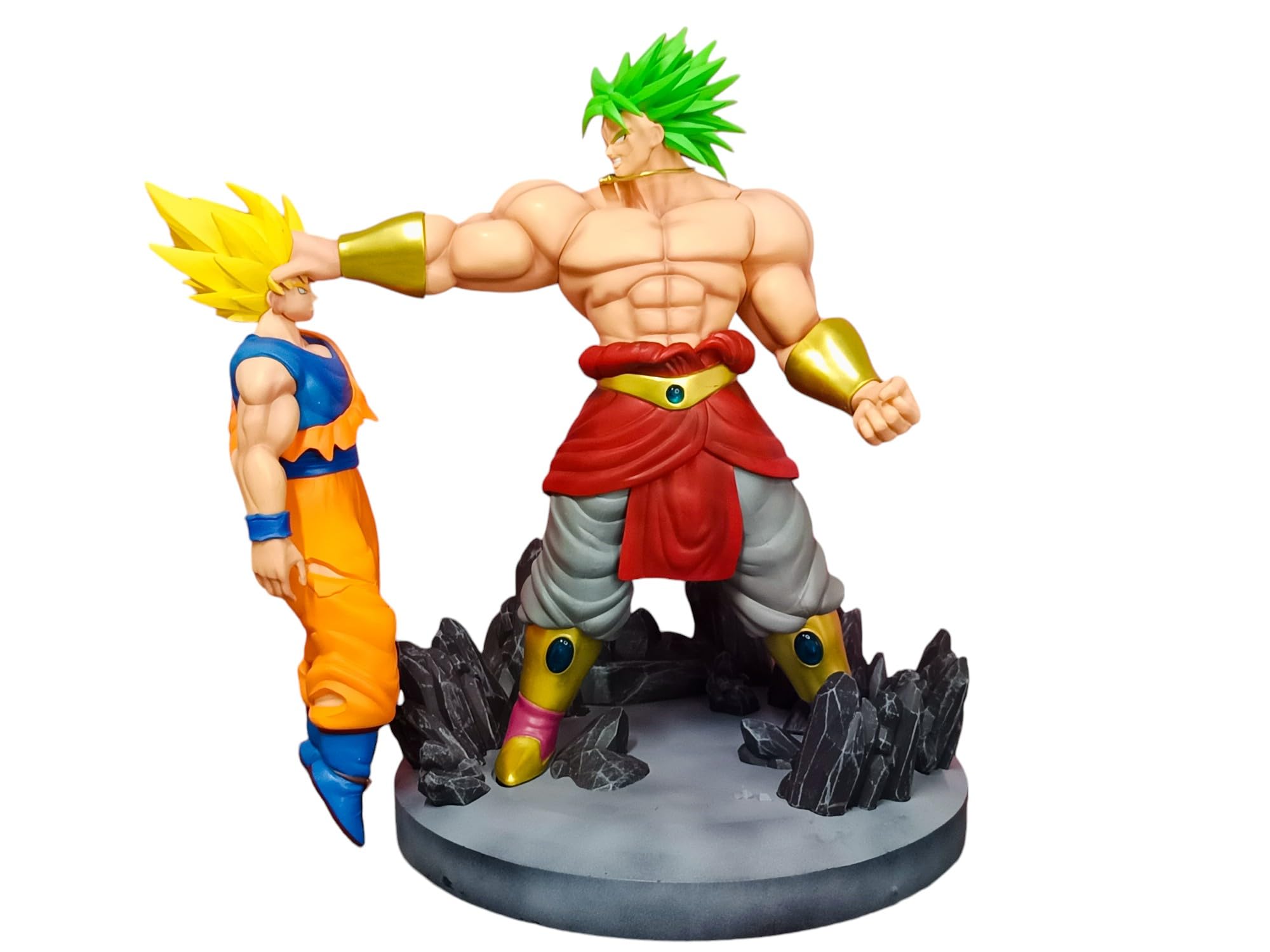Buy KENMA DBZ Broly X Goka 38 CM Anime Action Figure Toy Standee ...