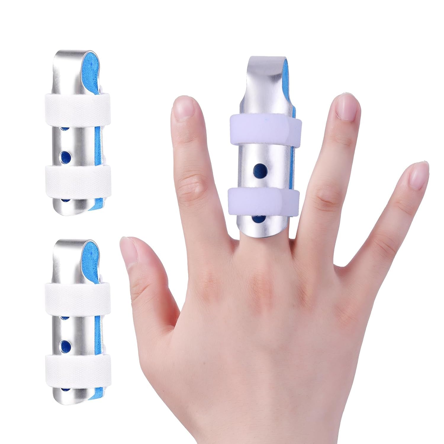 Finger Splint, Finger Support Brace Joint Stabilizer for Pinky, Middle ...