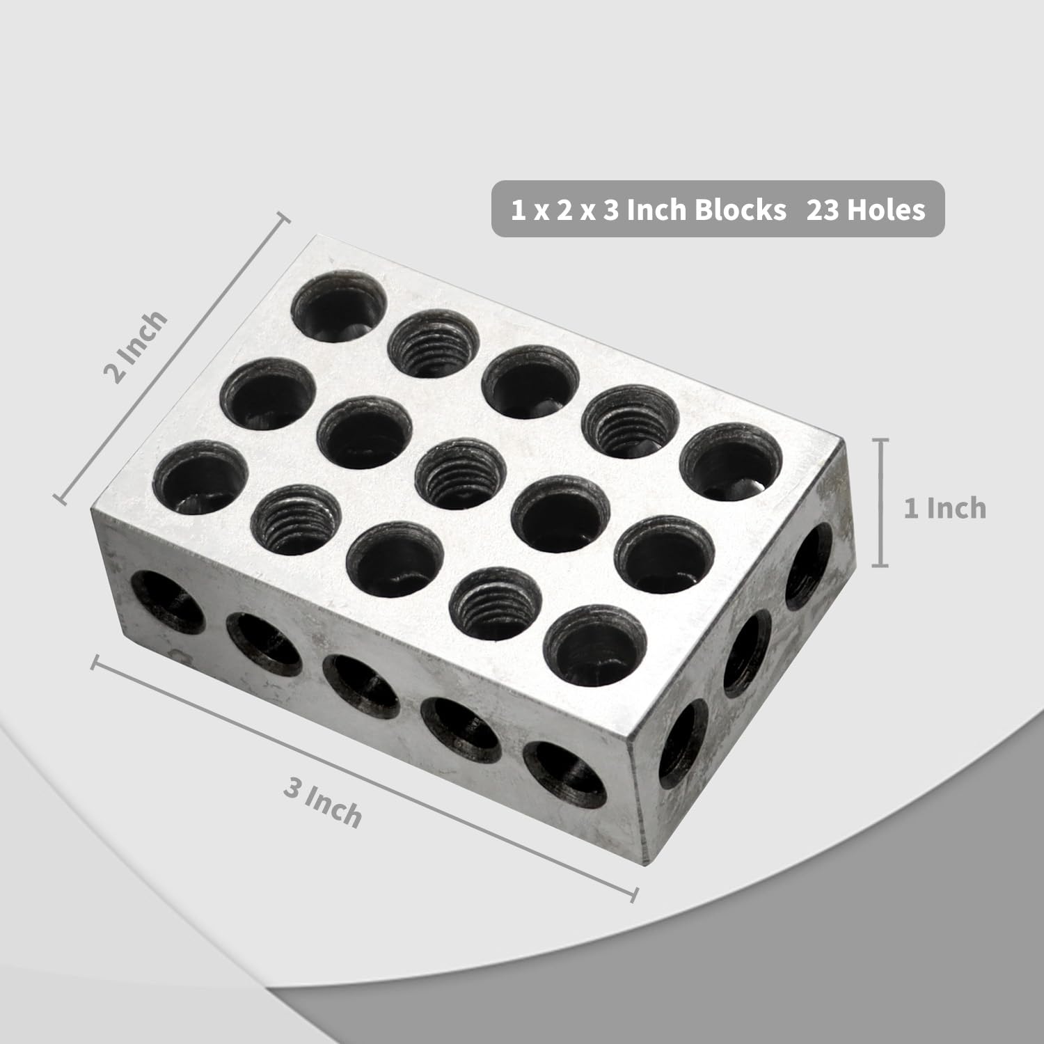 Snapklik.com : 1-2-3 Blocks 23 Holes Within .0002 Tolerances 321 Blocks ...