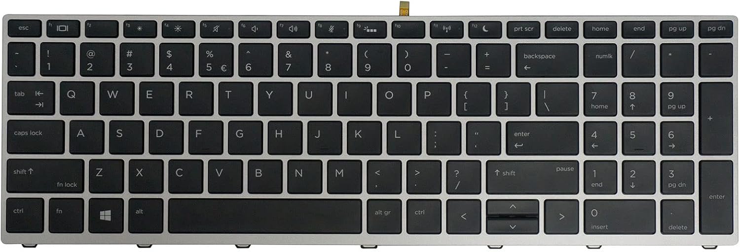 Amazon.com: AUTENS Replacement US Keyboard for HP ProBook 450 G5 / 455 ...