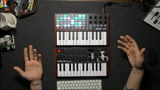 Watch Akai APC Key 25 vs. Akai MPK Mini #thisorthat on Amazon Live