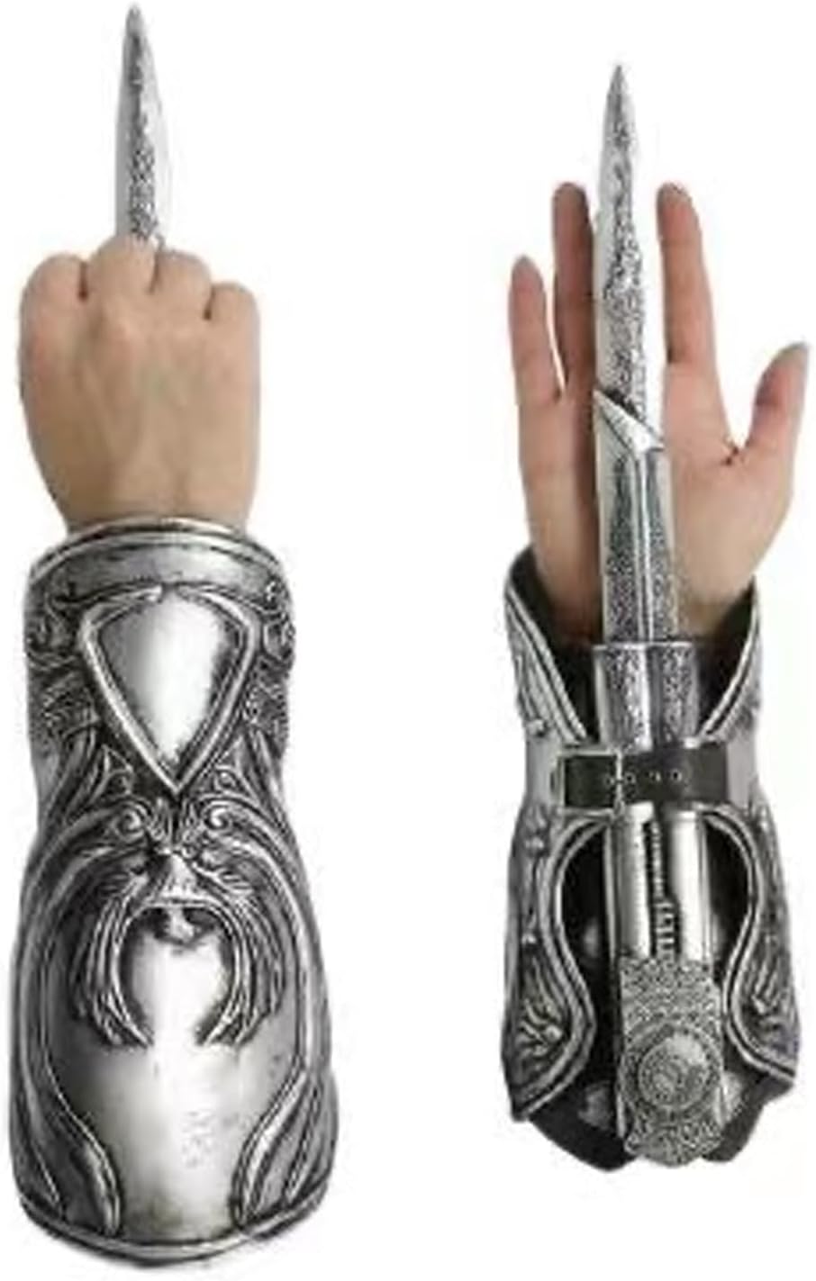 Amazon.com: Medieval Hidden Blade Cosplay Gauntlet, Retractable Wrist ...