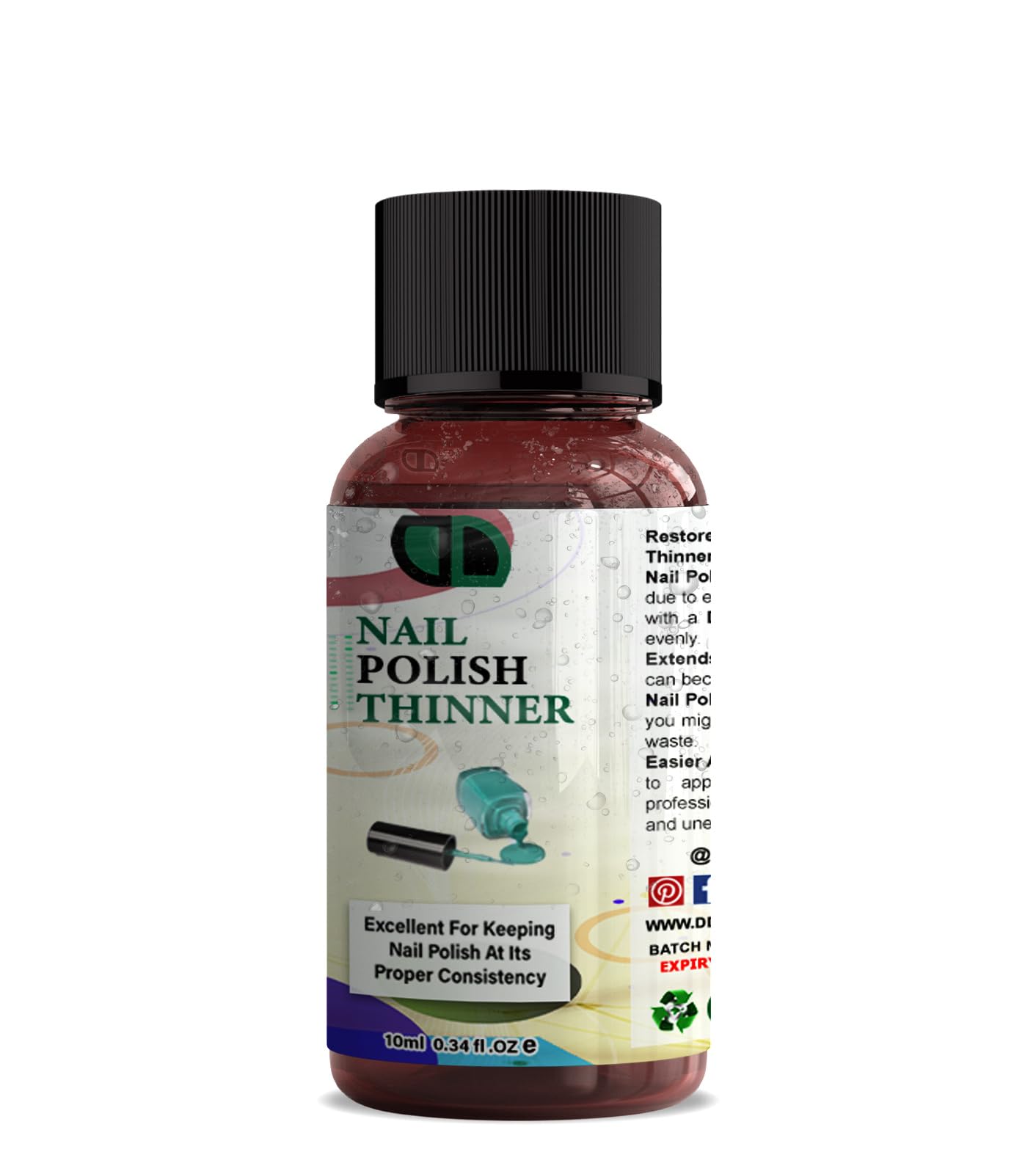 DD Nail Polish Thinner to Restore Hardened Nail Polish THINNER Gel Nail ...