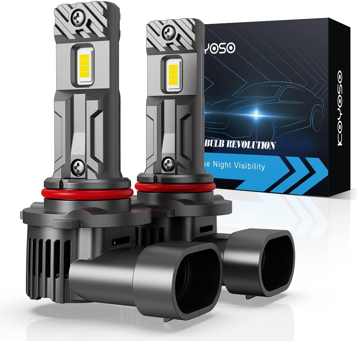 KOYOSO 9006/HB4 LED Lampadine 16000LM, LED Lampadina Fari Auto ...