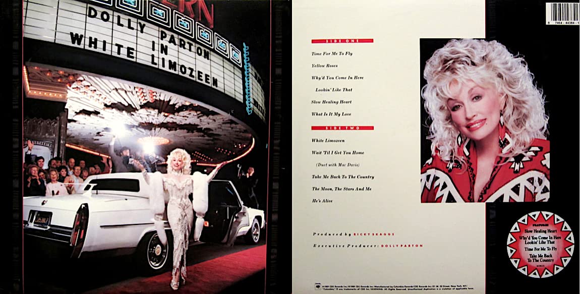 Amazon.com: Dolly Parton - White Limozeen [1989 LP pressing]: CDs & Vinyl