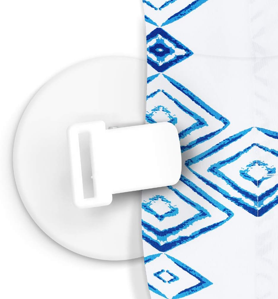 Amazon.com: 4 PCS Shower Curtain Clips, Shower Windproof Splash Guard ...