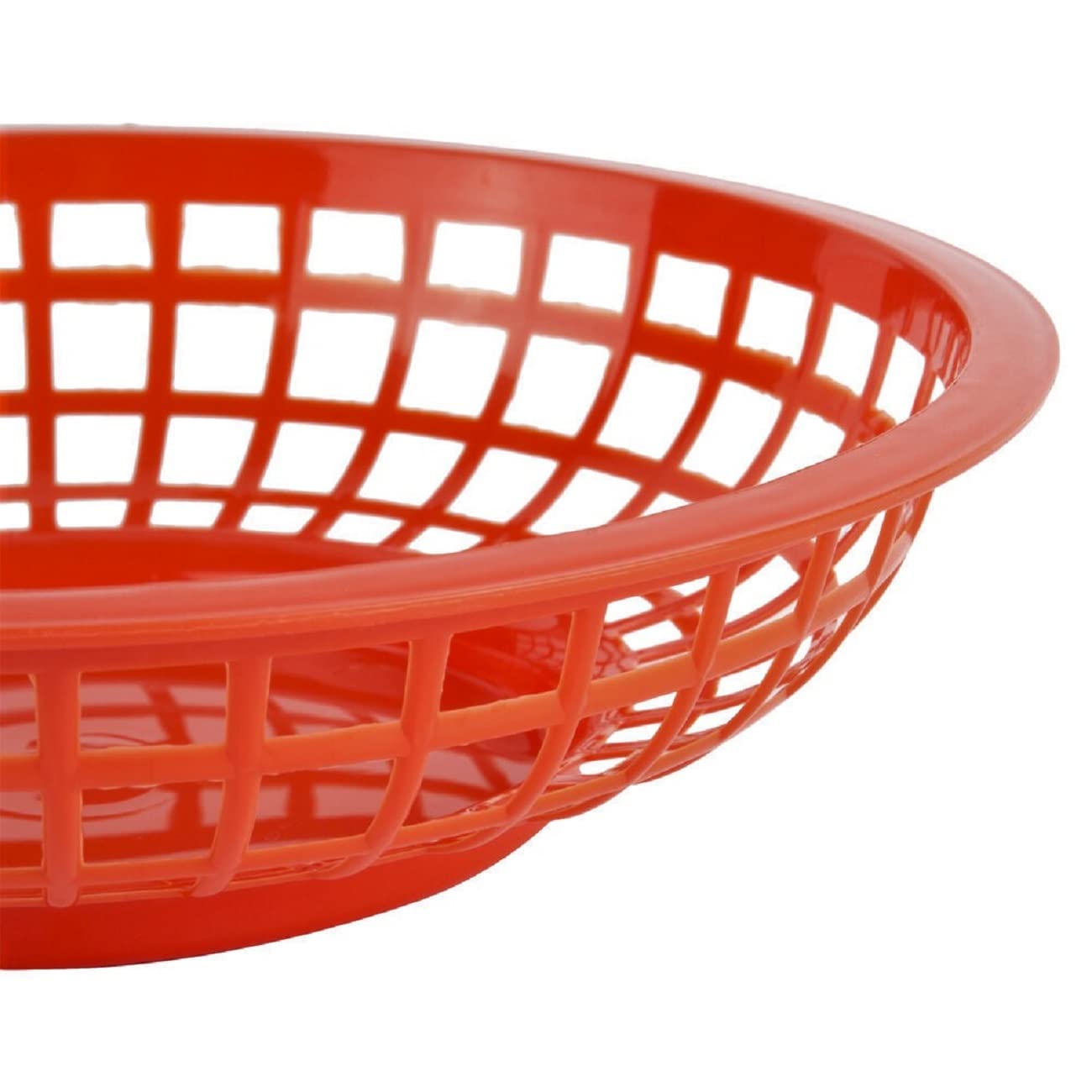 Snapklik.com : TrueCraftware-Set Of 12 Plastic Round 8 Fast Food Basket ...