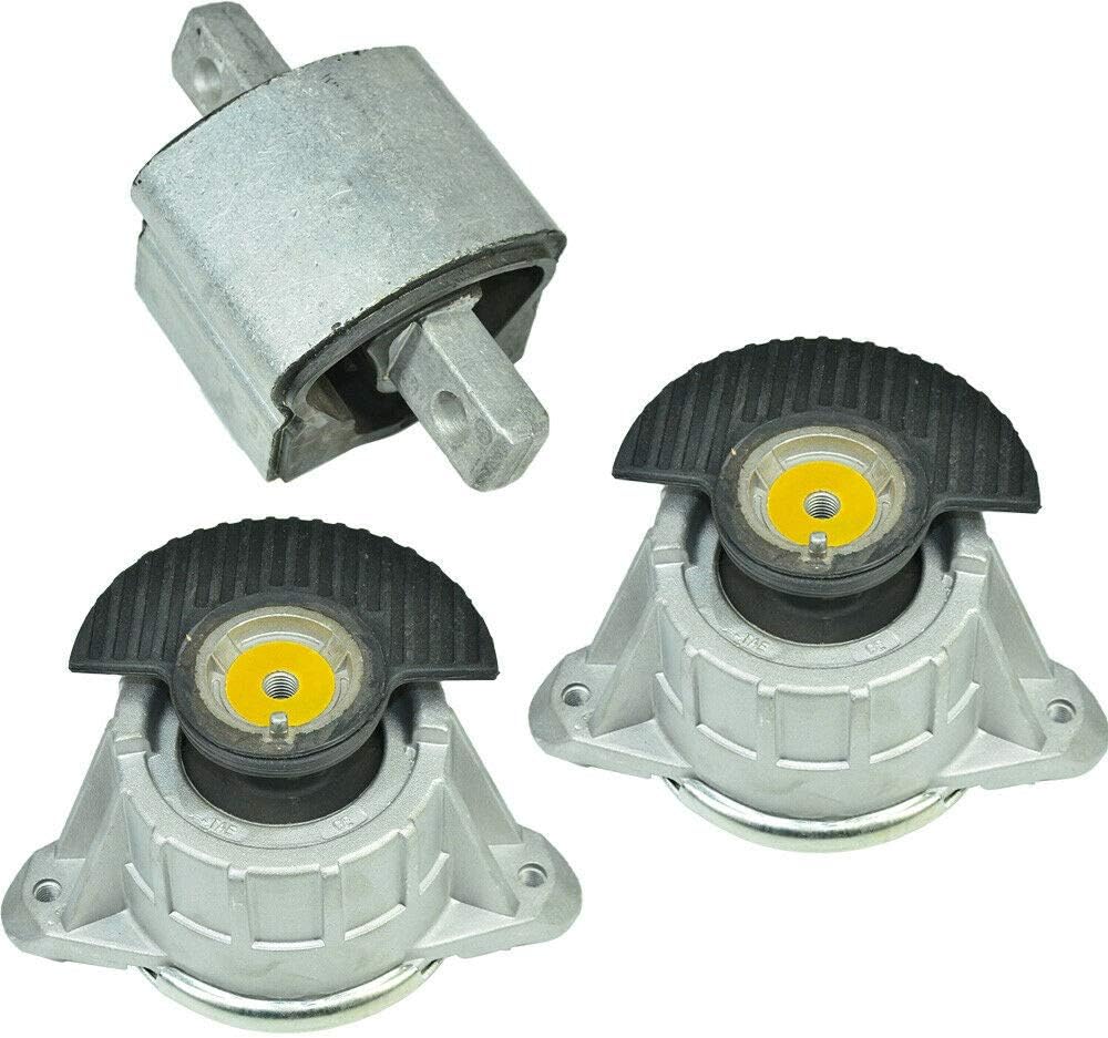 Amazon.com: 3 Engine & Trans. Mount Set for Benz C230 250 E350 400 W204 ...