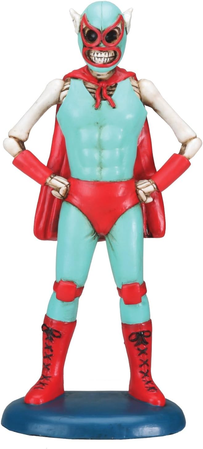 StealStreet Day of The Dead Lucha Dore Wrestler Skeleton Figurine ...