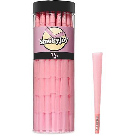 Amazon.com: SmokyJoy 100 Pack 1 1/4 Size Cones - Pre Rolling Rolled ...