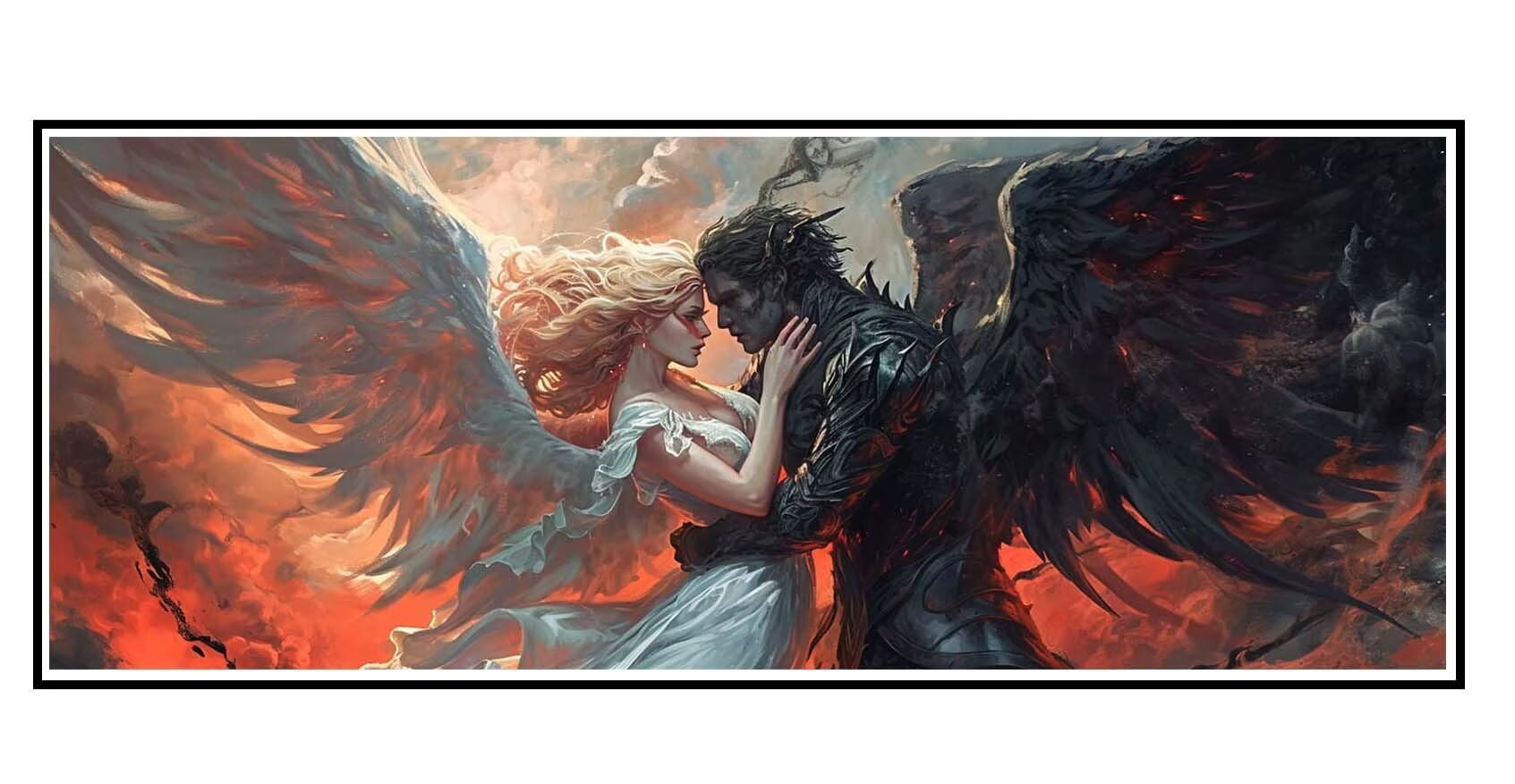 Angel And Devil Oil Painting