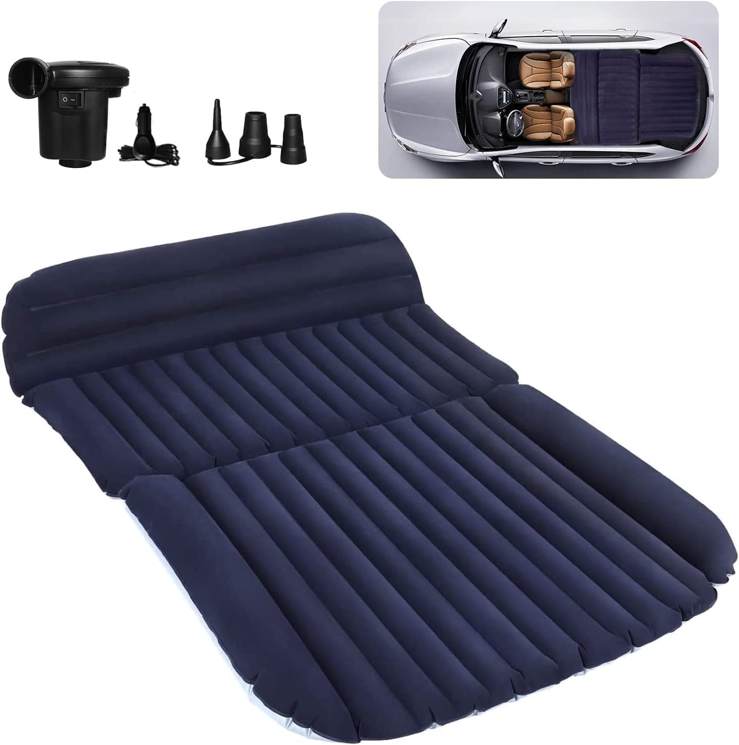 QDH SUV Matelas gonflable de voiture – Matelas gonflable de camping ...
