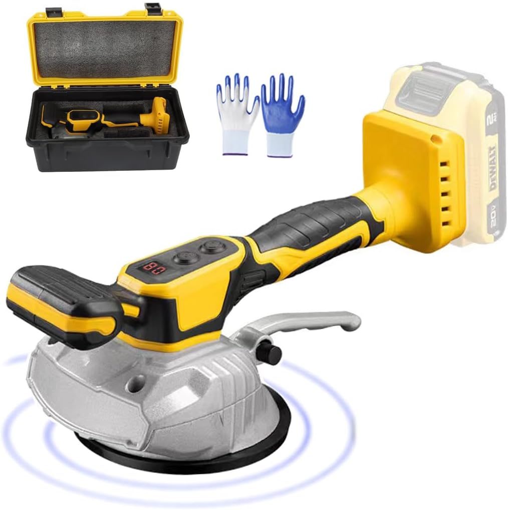 Tile Vibration Machine Tool - Upgraded and Enlarged Tile Suction Cup,6 ...