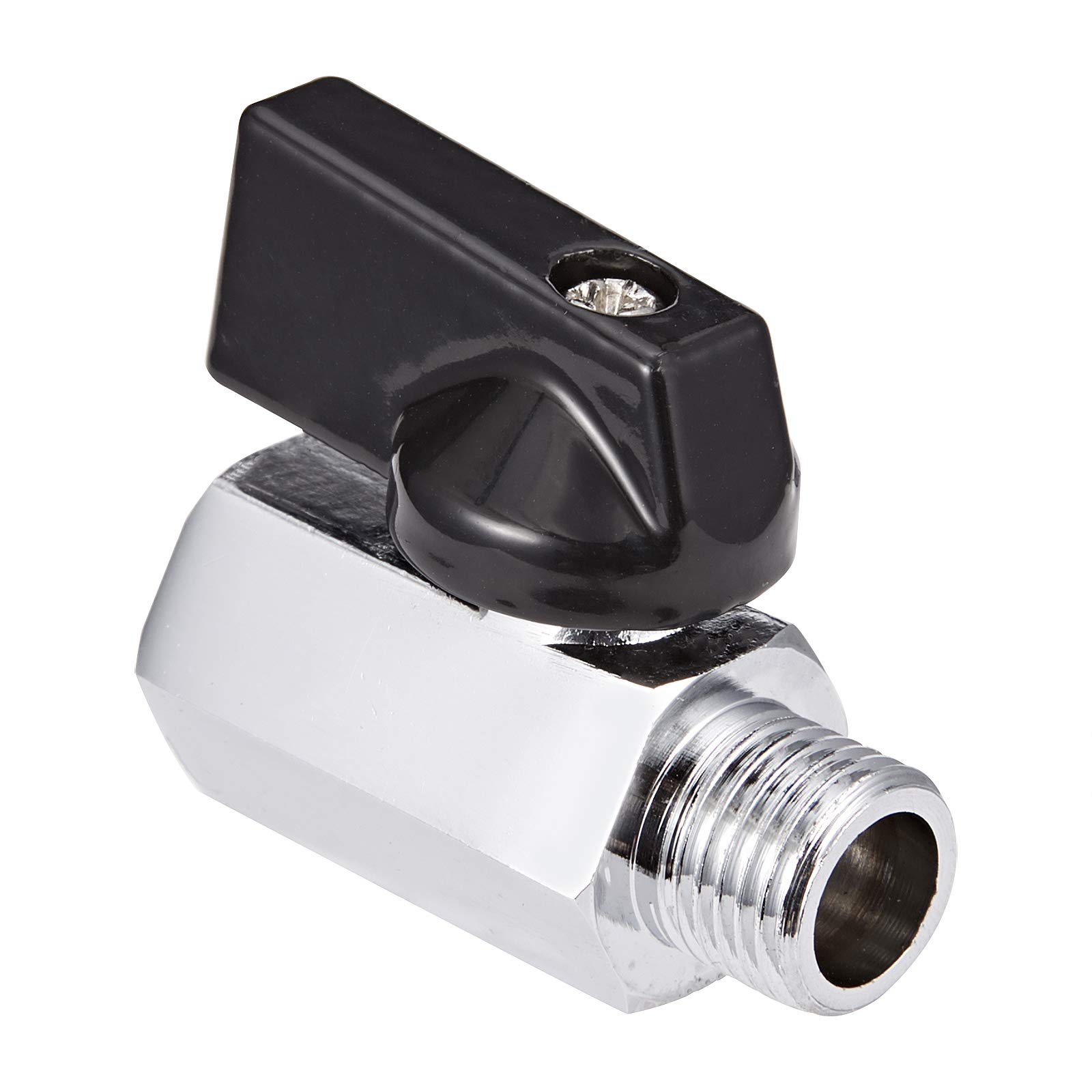 Snapklik.com : CPWUFIYD 2 Pack Brass Mini Ball Valve 1/4" NPT Female X ...