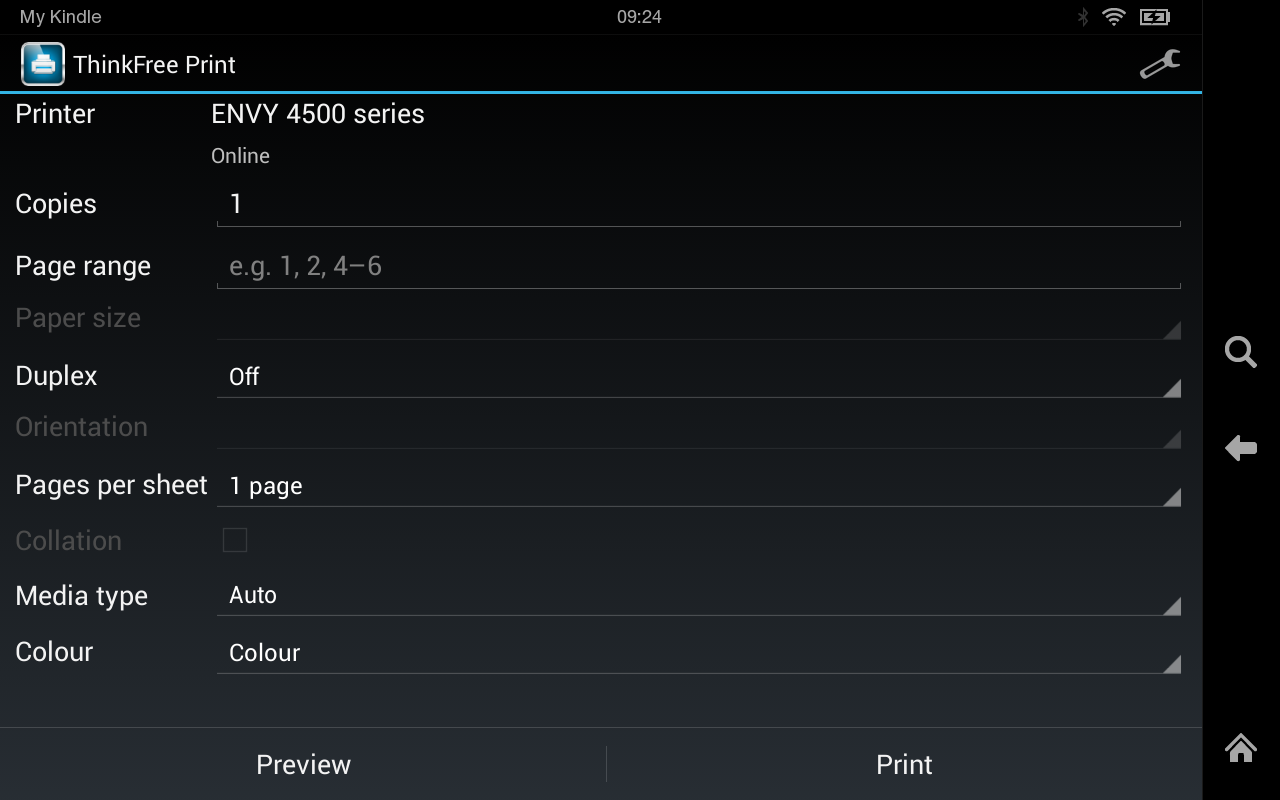 ThinkFree Print - App on Amazon Appstore